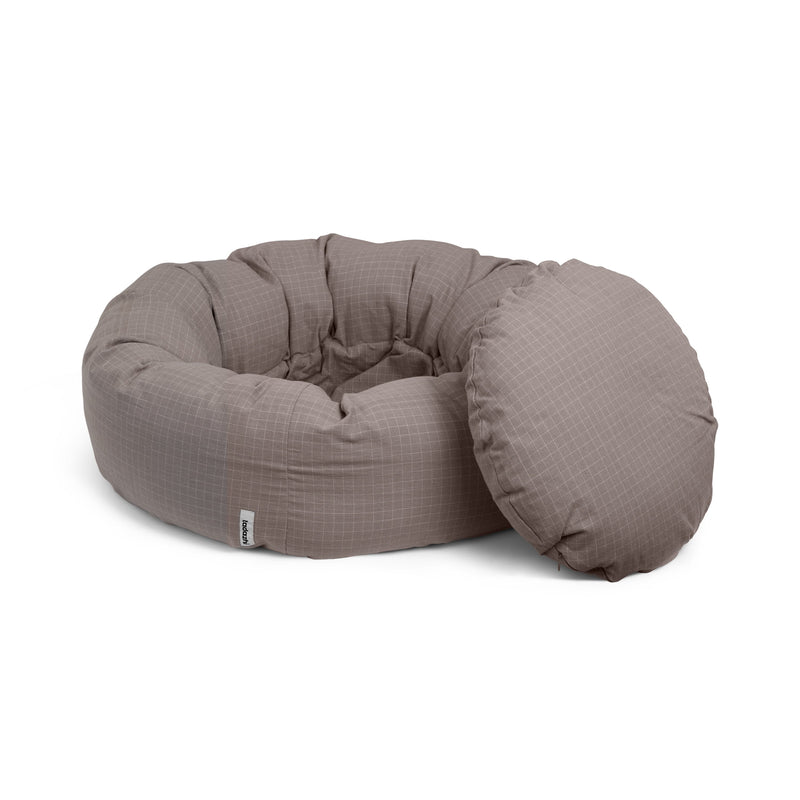 Tadazhi Poespas Donut Dog Bed | Silver Circle Pets